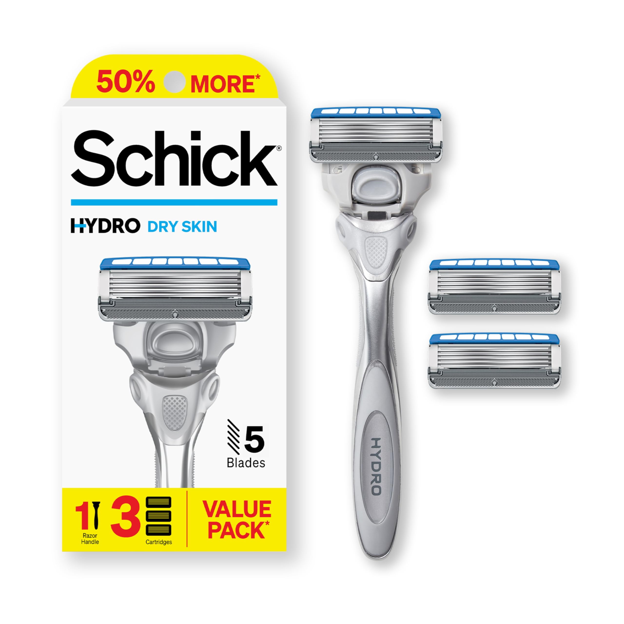 Schick Dry Skin Hydro Razor 1 ea - Walmart.com