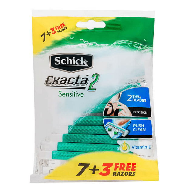 Schick Exacta 2 Sensitive Disposable Razors, 10 ct - Walmart.com