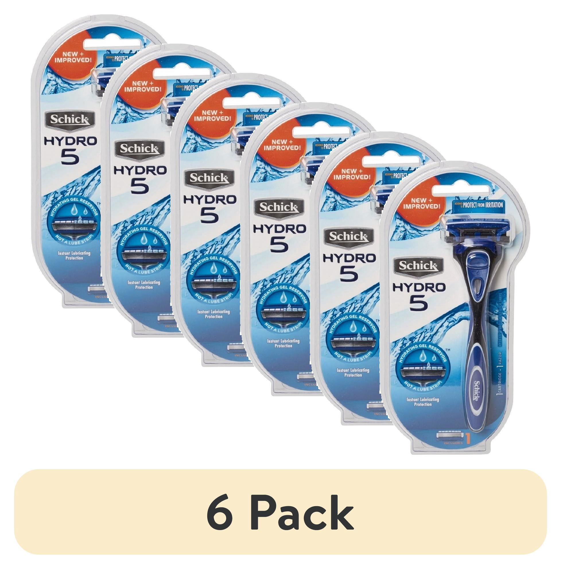 (6 pack) Schick Hydro 5 Razor with 1 Refill Cartridge - Walmart.com
