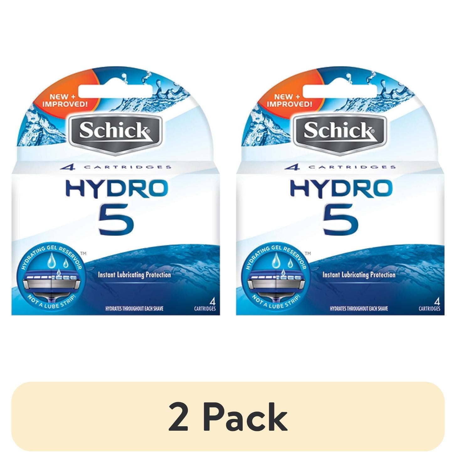 (2 pack) Schick Hydro 5 Refill Blade Catridges, 4 ct - Walmart.com