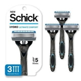 Schick, Disposable Razors, Hydro 5 Ultimate Comfort 3ct, Moisturizing ...