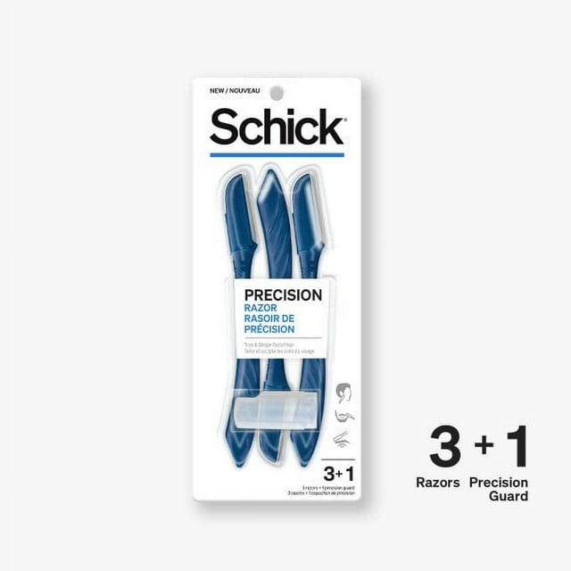Schick Hydro Precision Grooming Mens Razor, 3 CT, Expertly Edge Mens ...