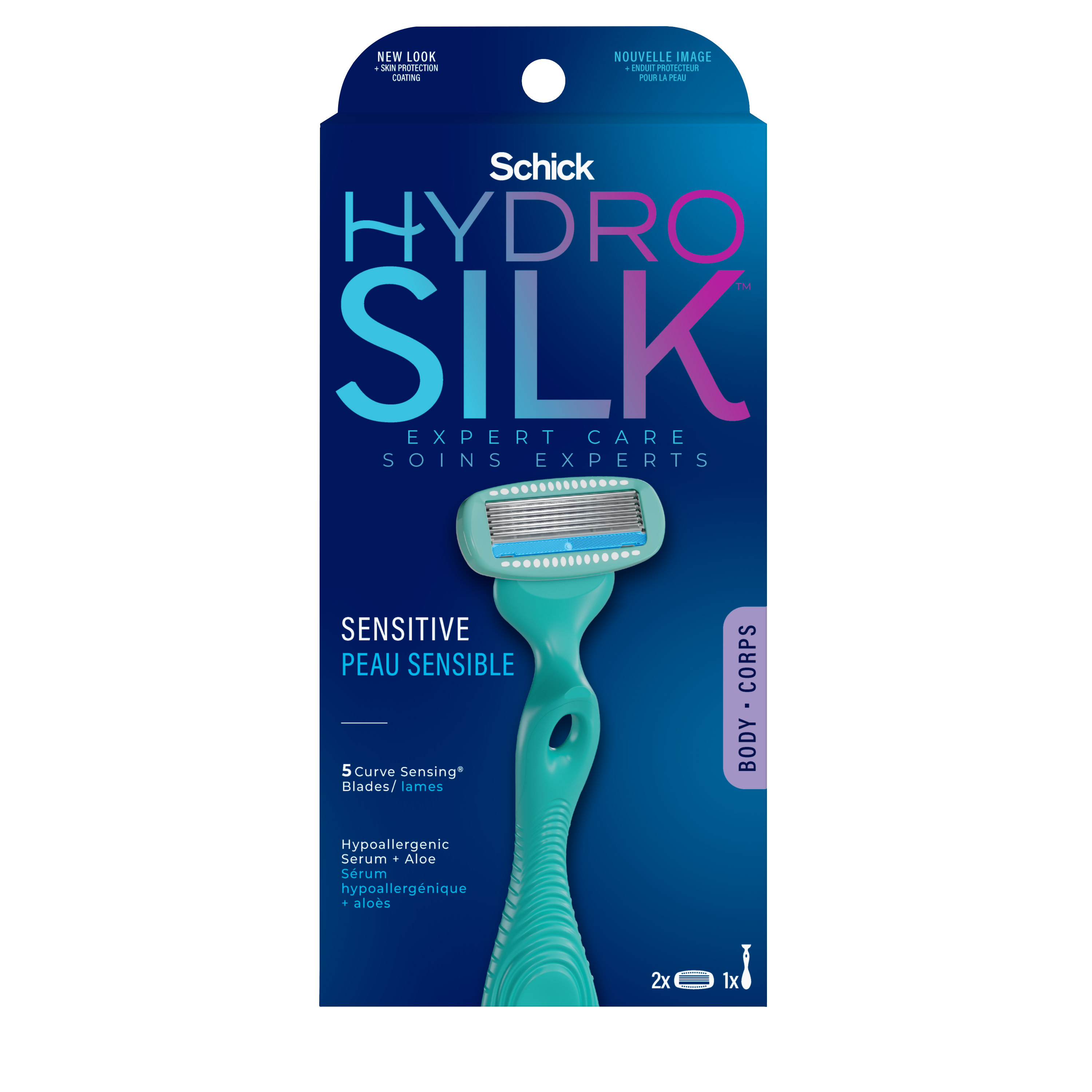 Schick Quattro for Women Women's Razor, 1 Razor Handle and 4 Refills ...