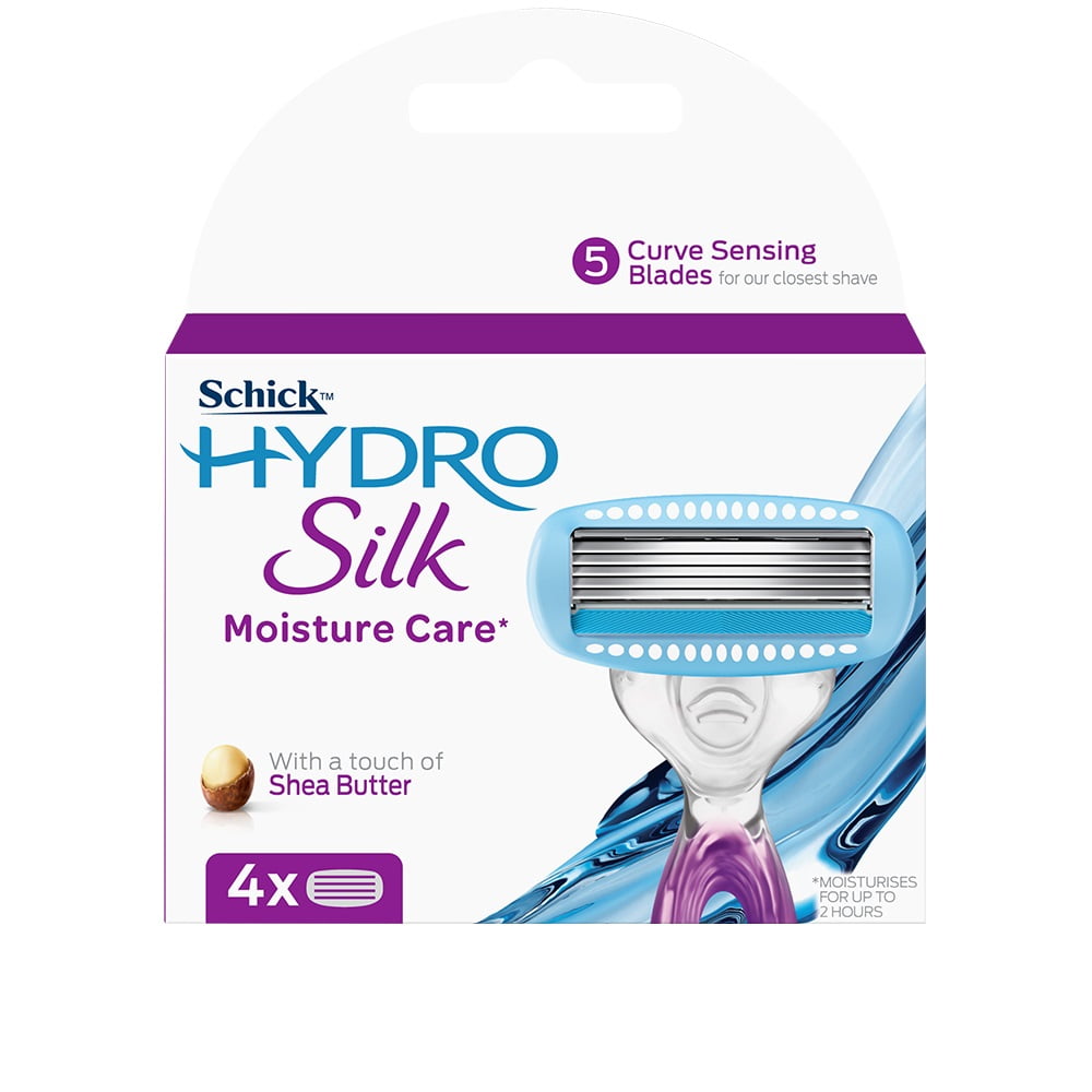 Schick Hydro Silk Moisture Care with Shea Butter Refill Razor Blade ...
