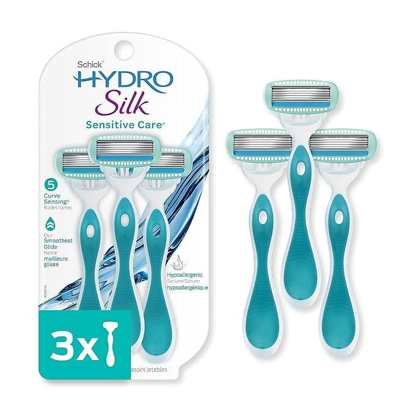 Schick Hydro Silk Razor Disposable Razors for Women with Moisturizing ...