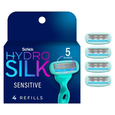 Schick Hydro Silk Sensitive Comfort Shaving Ladies Shaver, 5-Blade ...