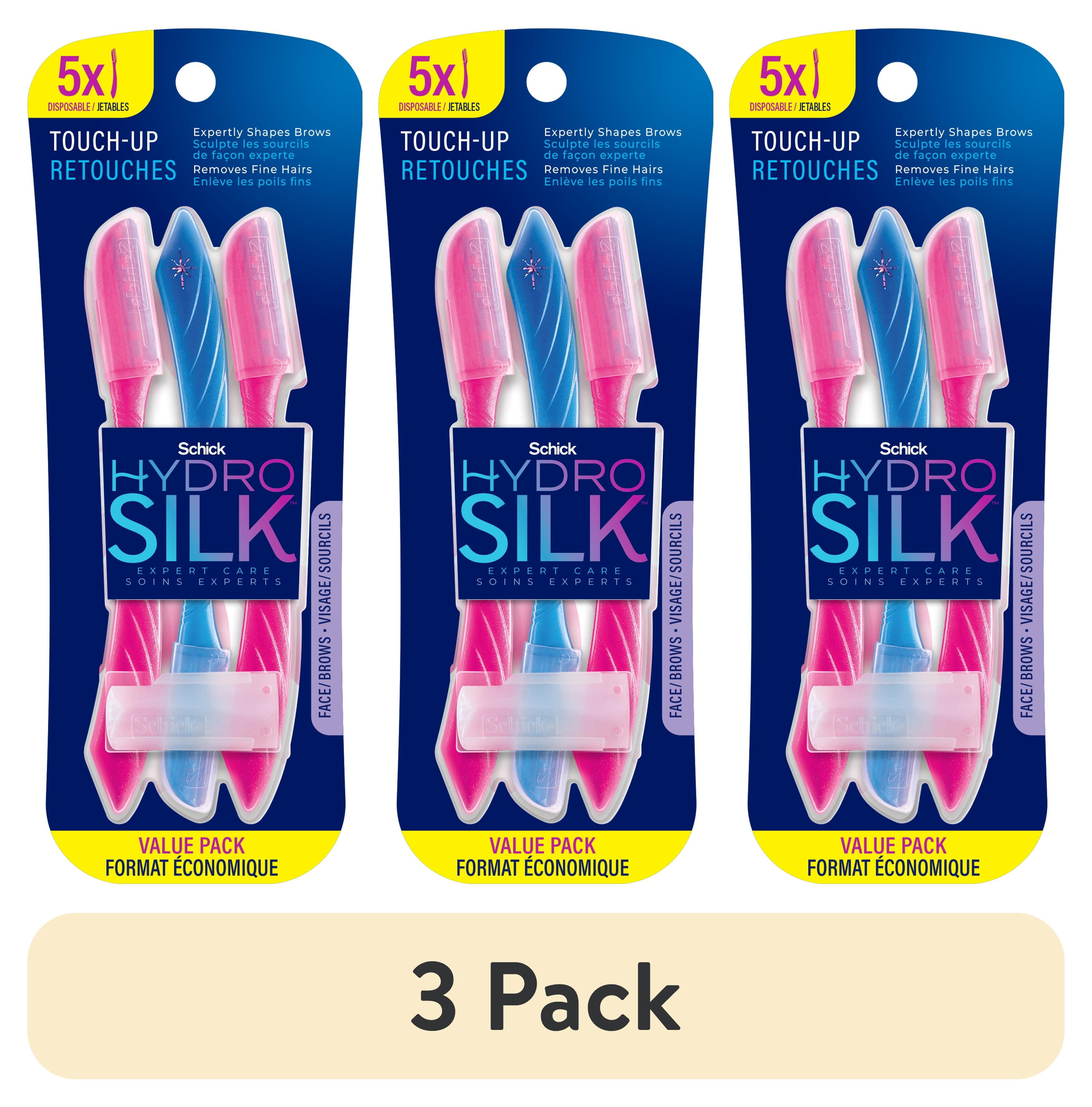 (3 pack) Schick Hydro Silk Touch-up Dermaplaning Tool with Precision ...