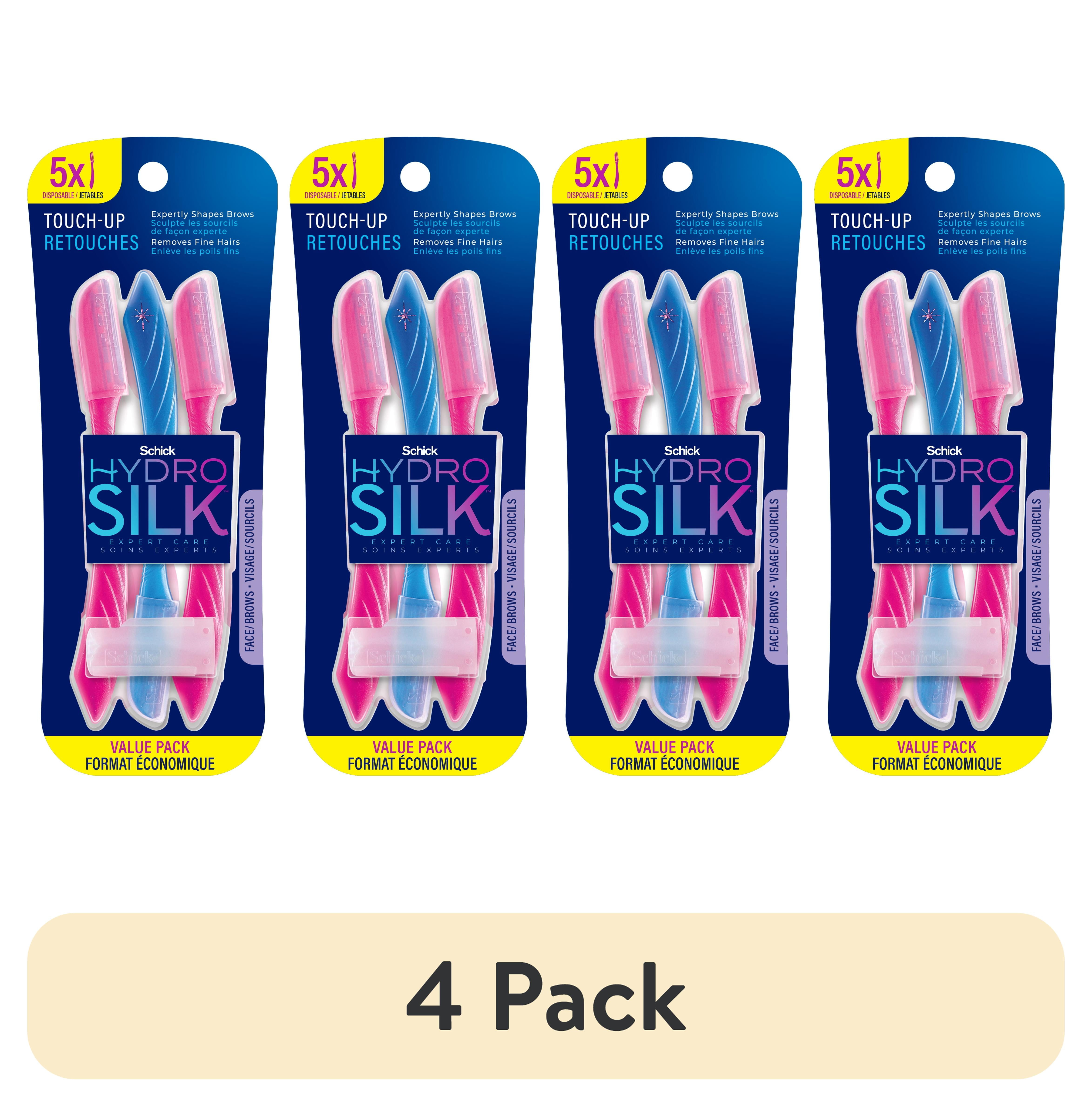 (4 pack) Schick Hydro Silk Touch-up Dermaplaning Tool with Precision ...