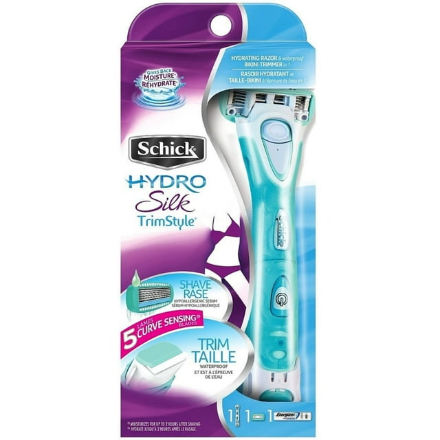 Schick Hydro Silk TrimStyle Hydrating Shaver & Intimate Bikini Trimmer ...