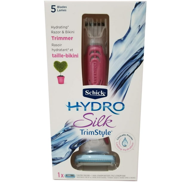 Schick Hydro Silk Trimstyle Moisturizing Razor For Women With Bikini ...