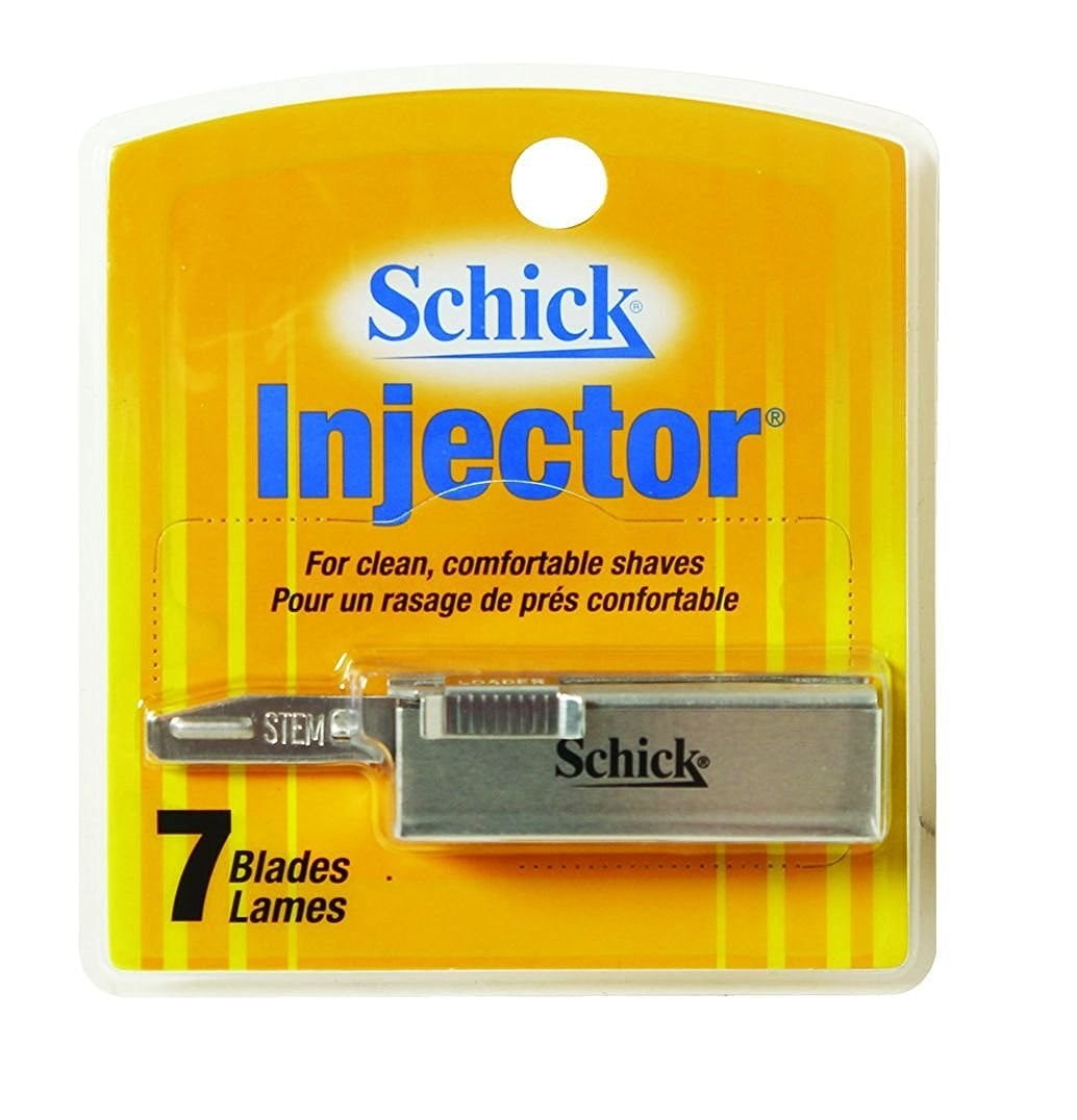 Schick Razor Injector Blades - 7 Ct. Comfortable Shaves (Pack of 2 ...