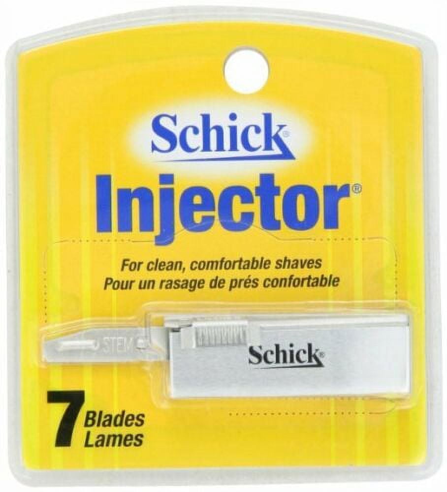 Schick Shaving Injector Single Edge Razor Blades - 7 Blades - Walmart.com