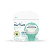 Schick Intuition Sensitive Skin Womens Razor Refills with Vitamin E ...