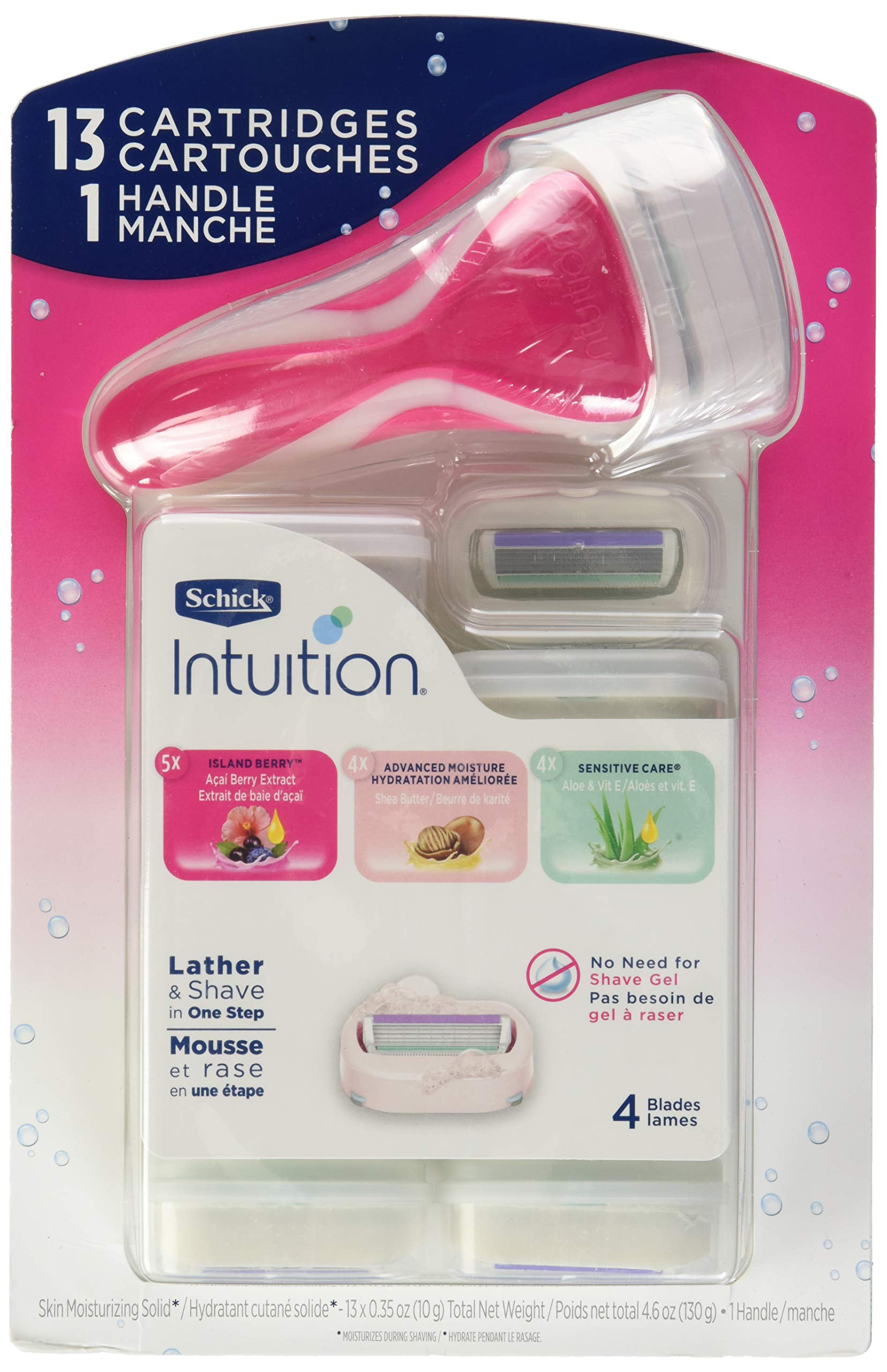 Schick Intuition Cartridges + Razor, 13 Count - Walmart.com