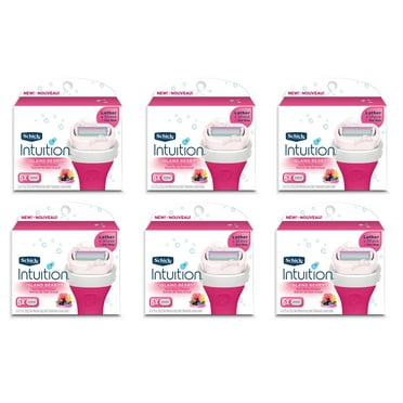 Schick Intuition Lemon Berry Breeze Refill Blade Cartridges for Women ...