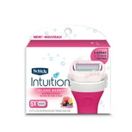 Schick Intuition Sensitive Skin Womens Razor Refills with Vitamin E ...