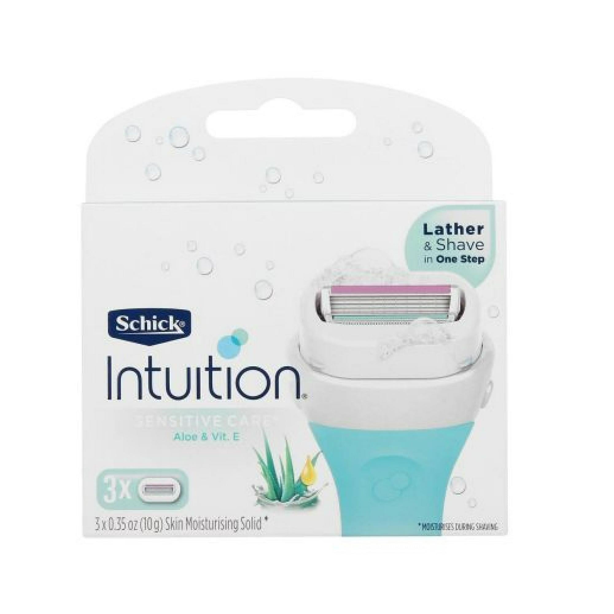Schick Intuition Naturals Sensitive Skin Refills (2 Packs of 3 ...