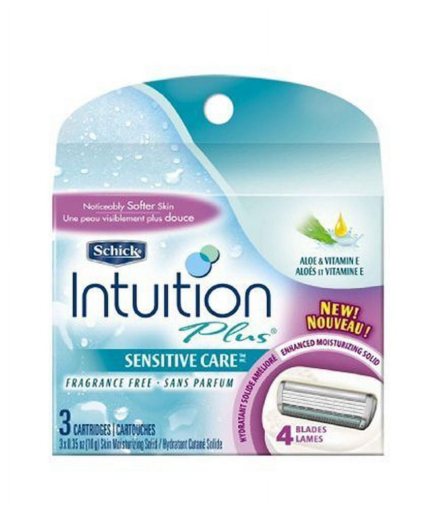 Schick Intuition Plus All-In-One Cartridges for Sensitive Skin ...