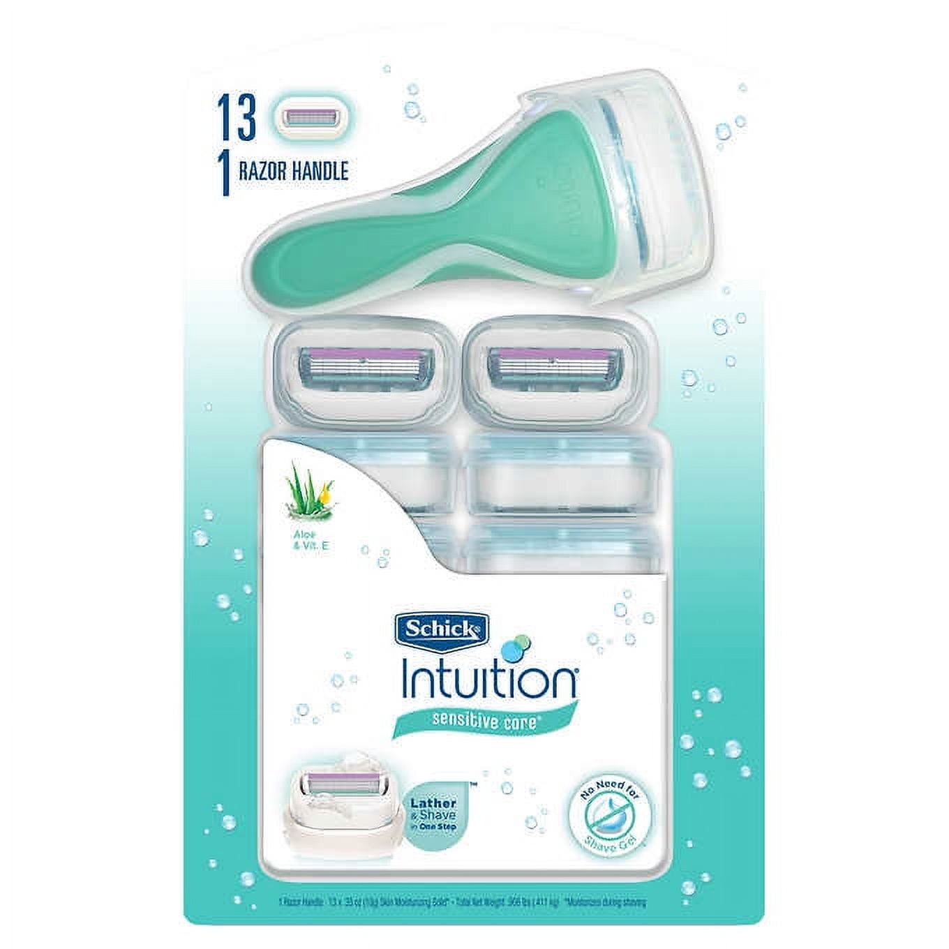 Schick Intuition Sensitive Care Razor + 13 Cartridges - Walmart.com