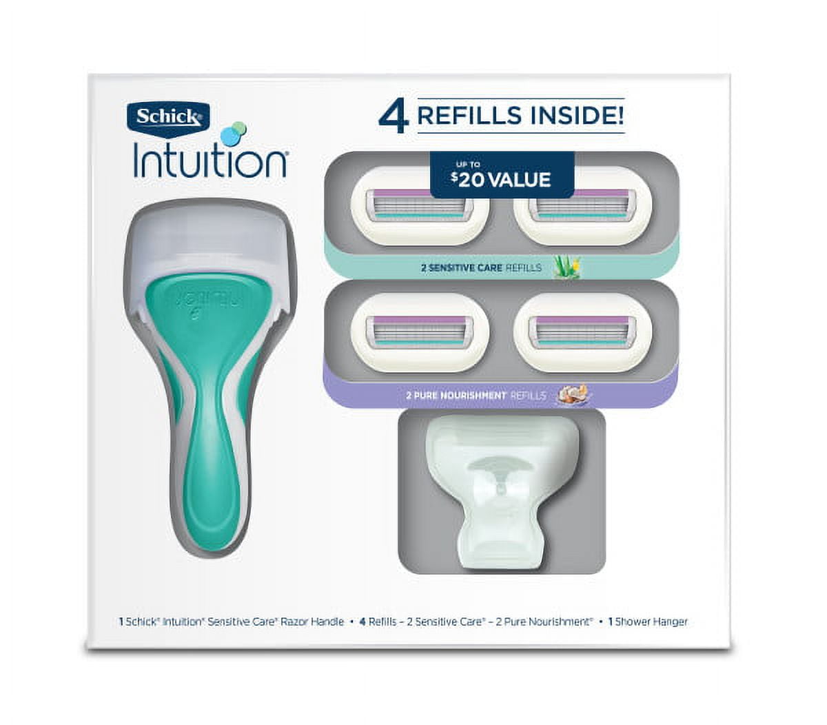 Schick Intuition Sensitive Care Razor Handle (1 Ct), Intuition ...