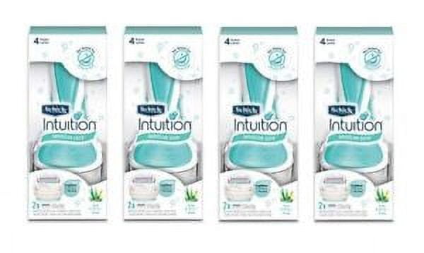 Schick Intuition Sensitive Care Razor with 2 Refills (4 Pack) - Walmart.com