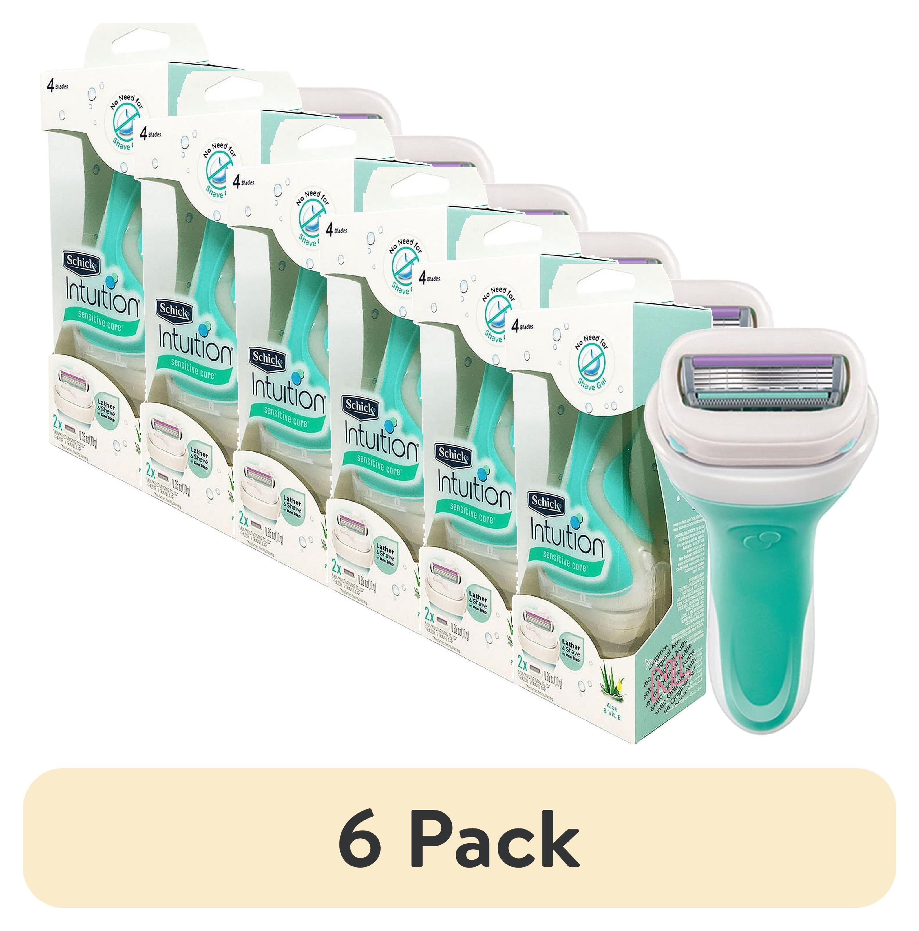 (6 pack) Schick Intuition Sensitive Care Women's Razor | Womens Razors ...