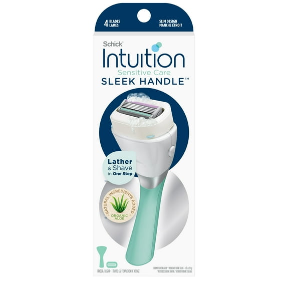 Schick Intuition Sleek Design Razor, 1 New Sleek Handle and 1 Razor ...