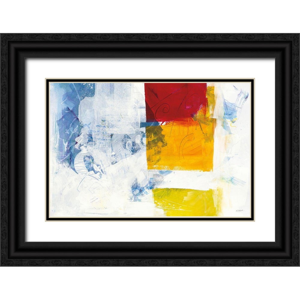 Schick, Mike 14x11 Black Ornate Wood Framed with Double Matting Museum ...