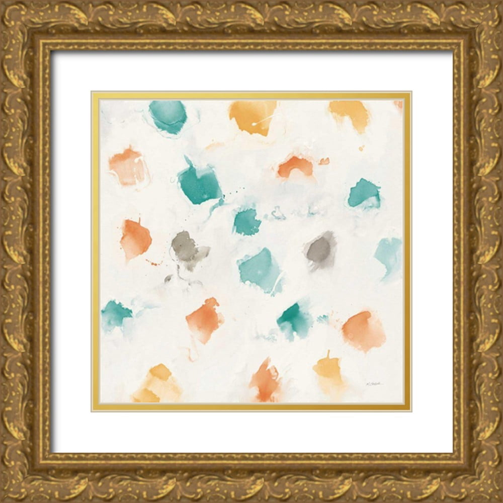 Schick, Mike 15x15 Gold Ornate Wood Framed with Double Matting Museum ...