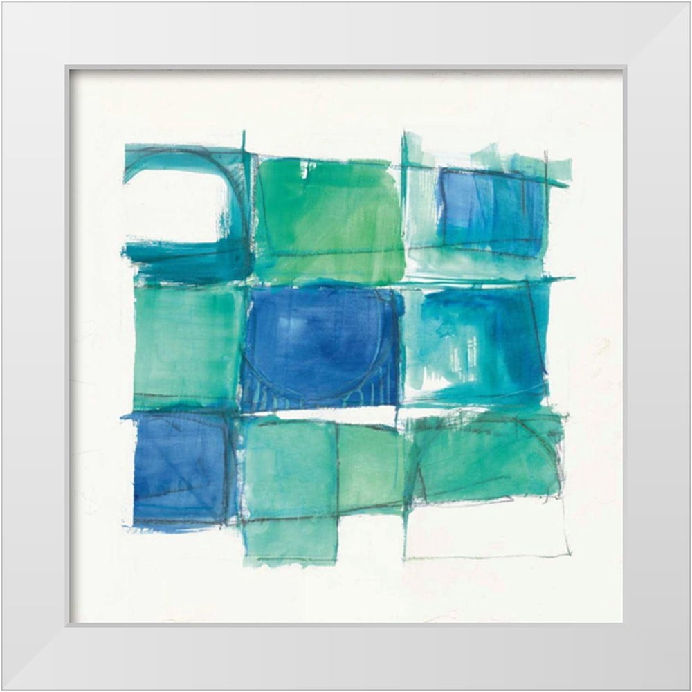 Schick, Mike 15x15 White Modern Wood Framed Museum Art Print Titled ...