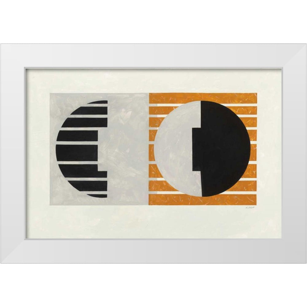Schick, Mike 18x13 White Modern Wood Framed Museum Art Print Titled ...