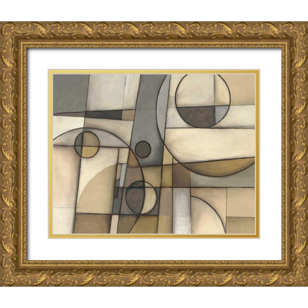 Schick, Mike 18x15 Gold Ornate Wood Framed with Double Matting Museum ...