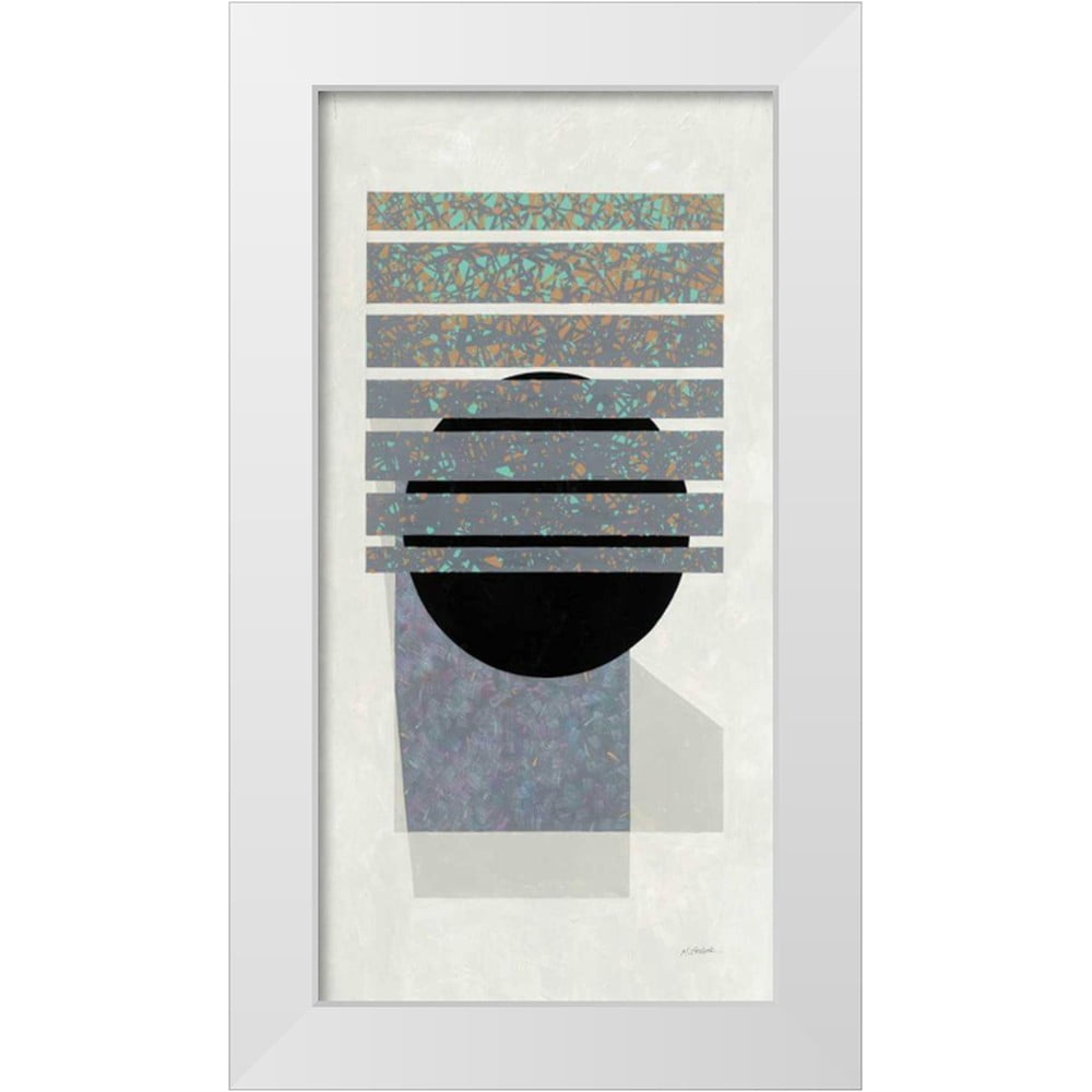 Schick, Mike 18x32 White Modern Wood Framed Museum Art Print Titled ...