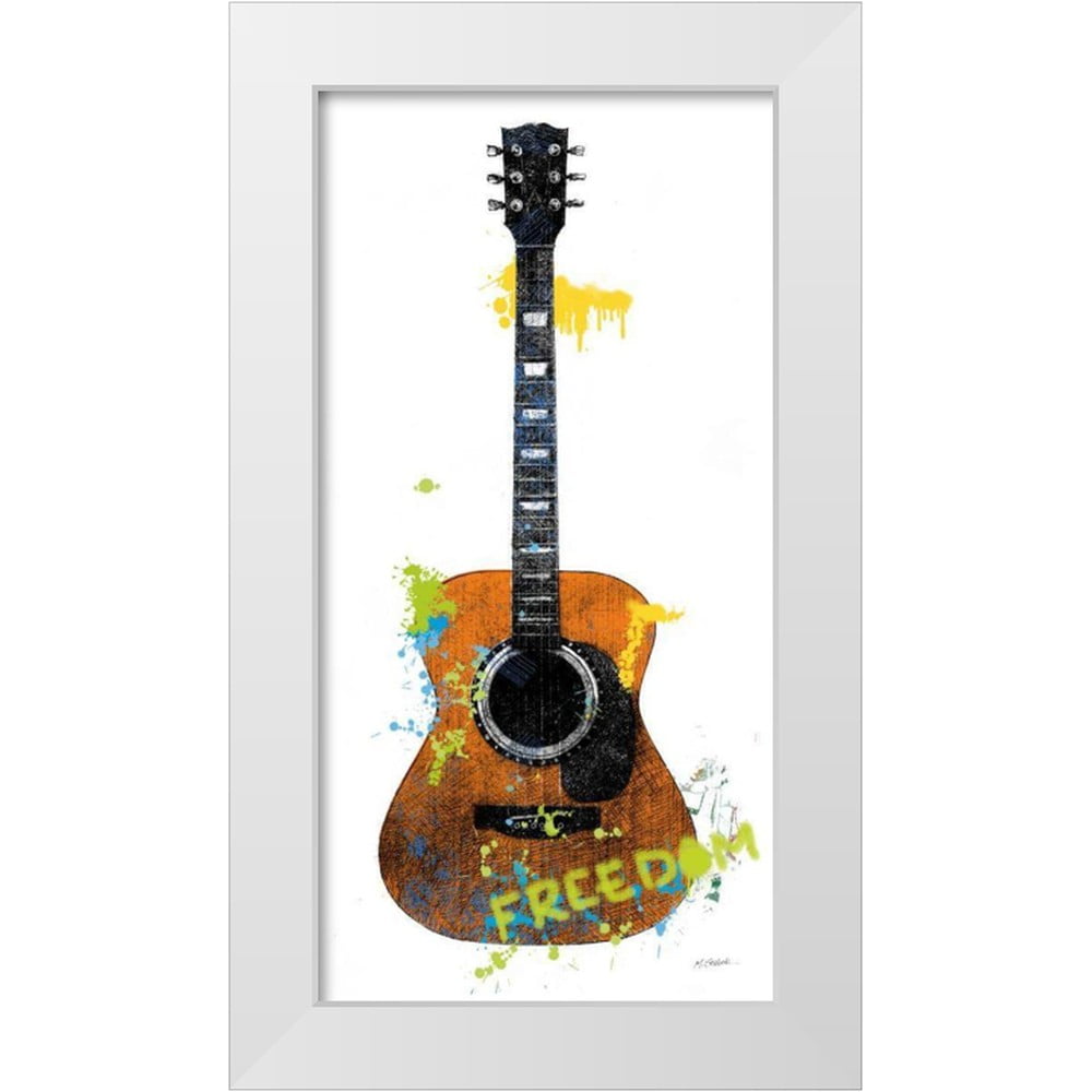Schick, Mike 18x32 White Modern Wood Framed Museum Art Print Titled ...