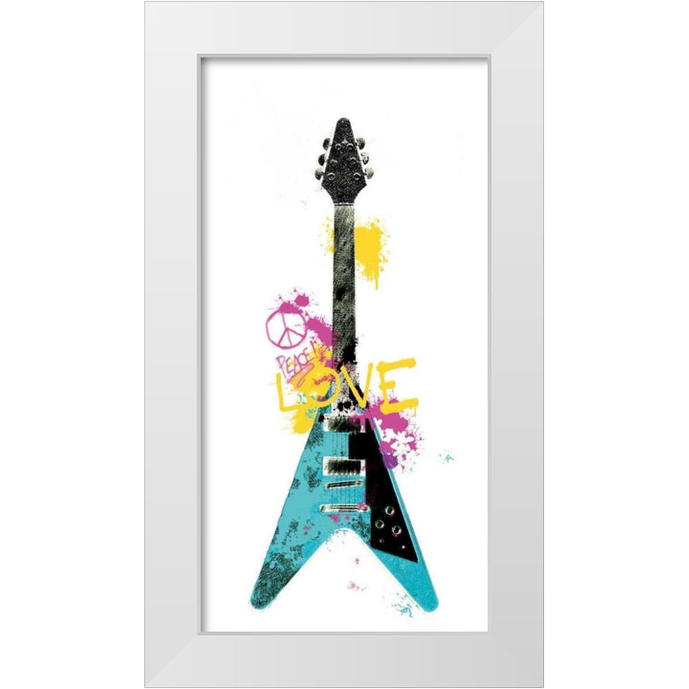 Schick, Mike 18x32 White Modern Wood Framed Museum Art Print Titled ...