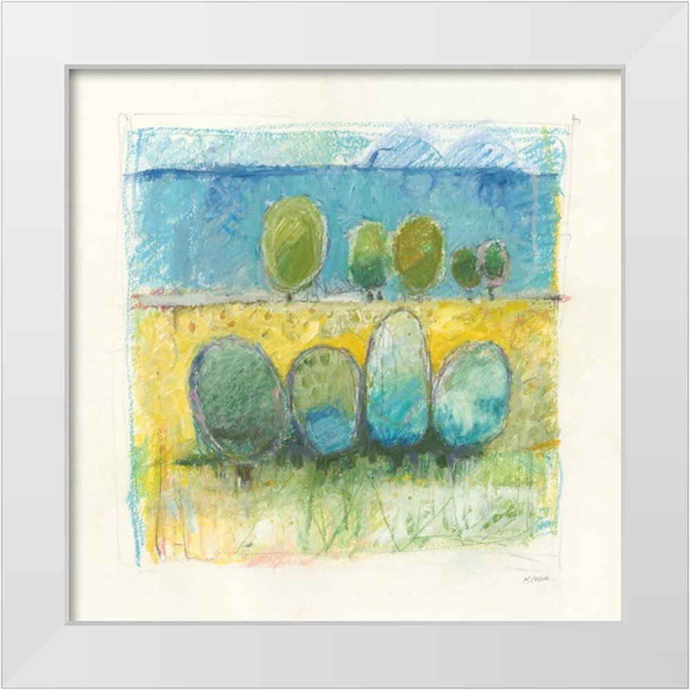 Schick, Mike 20x20 White Modern Wood Framed Museum Art Print Titled ...