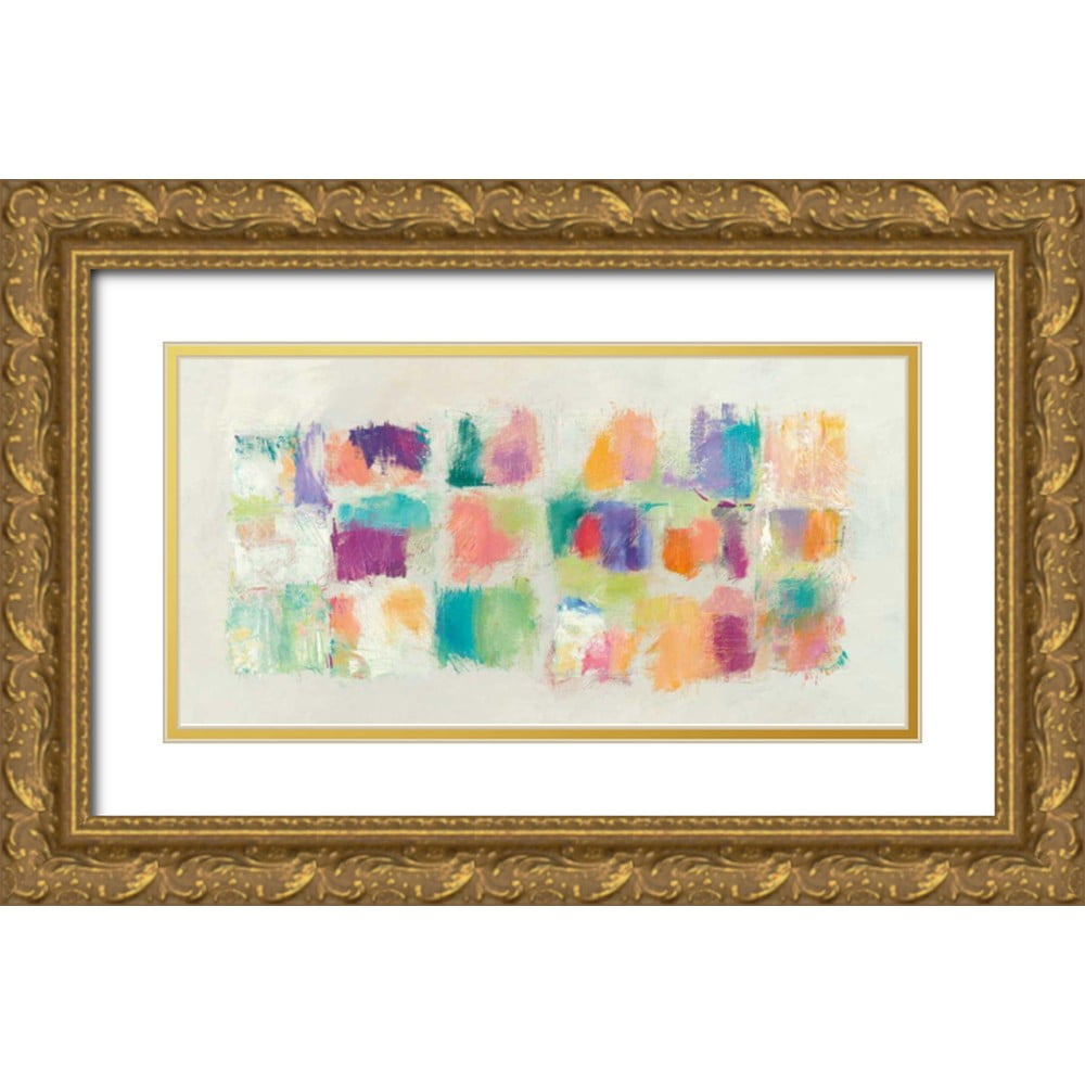 Schick, Mike 24x14 Gold Ornate Wood Framed with Double Matting Museum ...