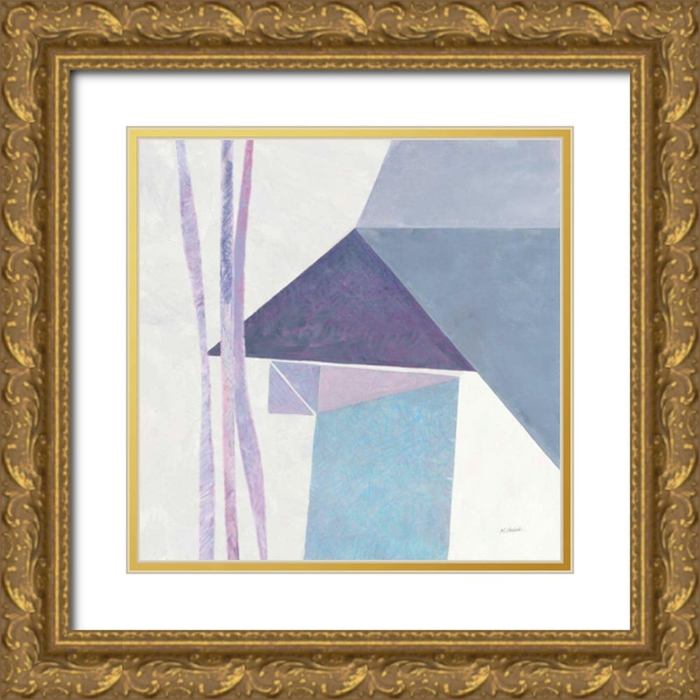 Schick, Mike 26x26 Gold Ornate Wood Framed with Double Matting Museum ...