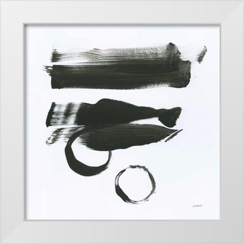 Schick, Mike 26x26 White Modern Wood Framed Museum Art Print Titled ...