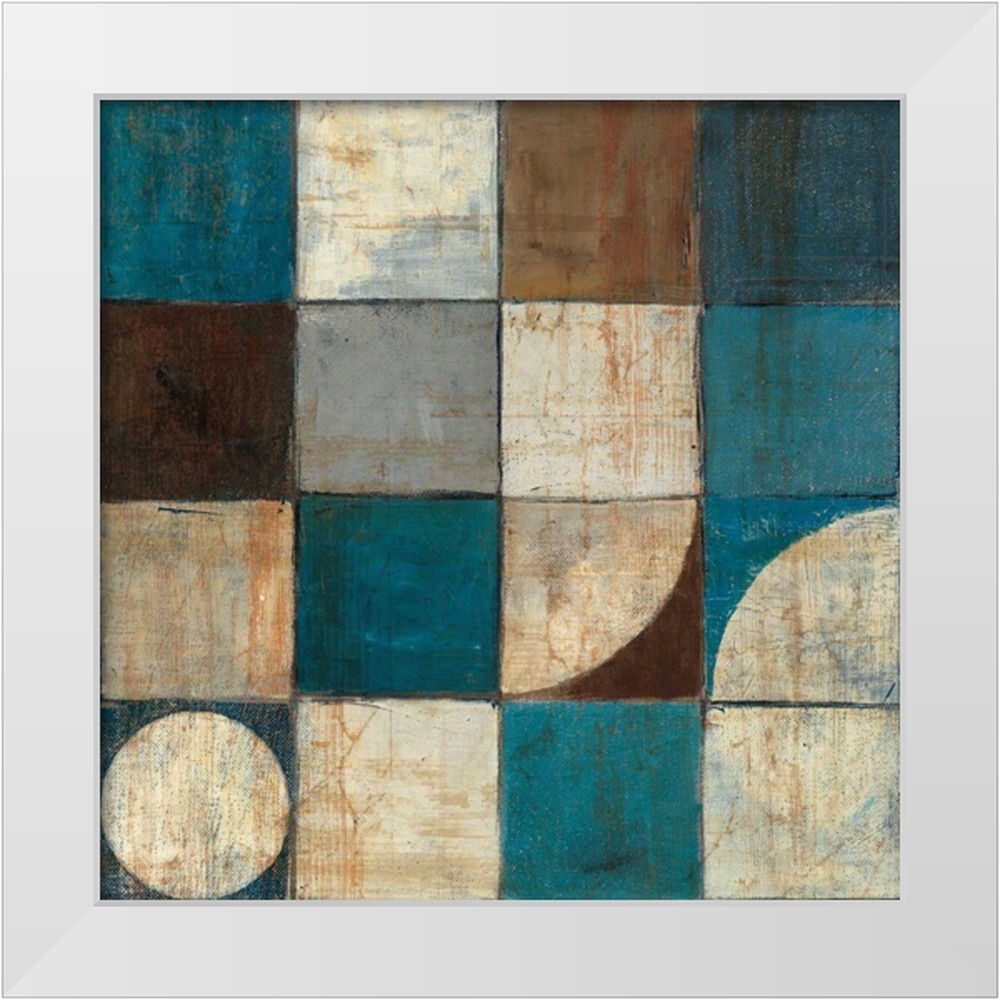 Schick, Mike 26x26 White Modern Wood Framed Museum Art Print Titled ...