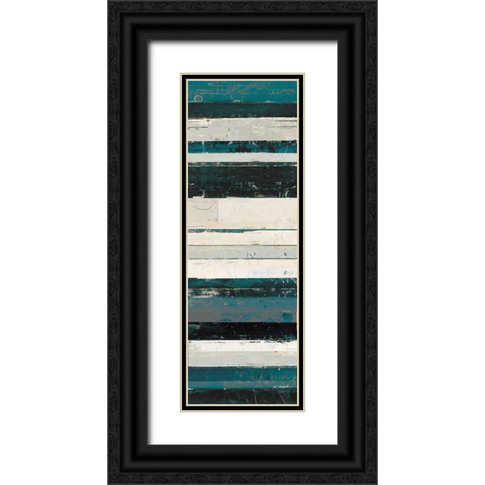 Schick, Mike 7x14 Black Ornate Wood Framed with Double Matting Museum ...