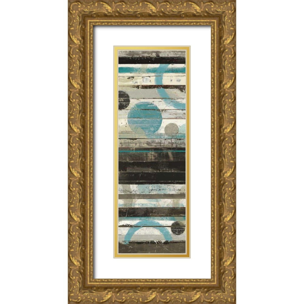 Schick, Mike 7x14 Gold Ornate Wood Framed with Double Matting Museum ...