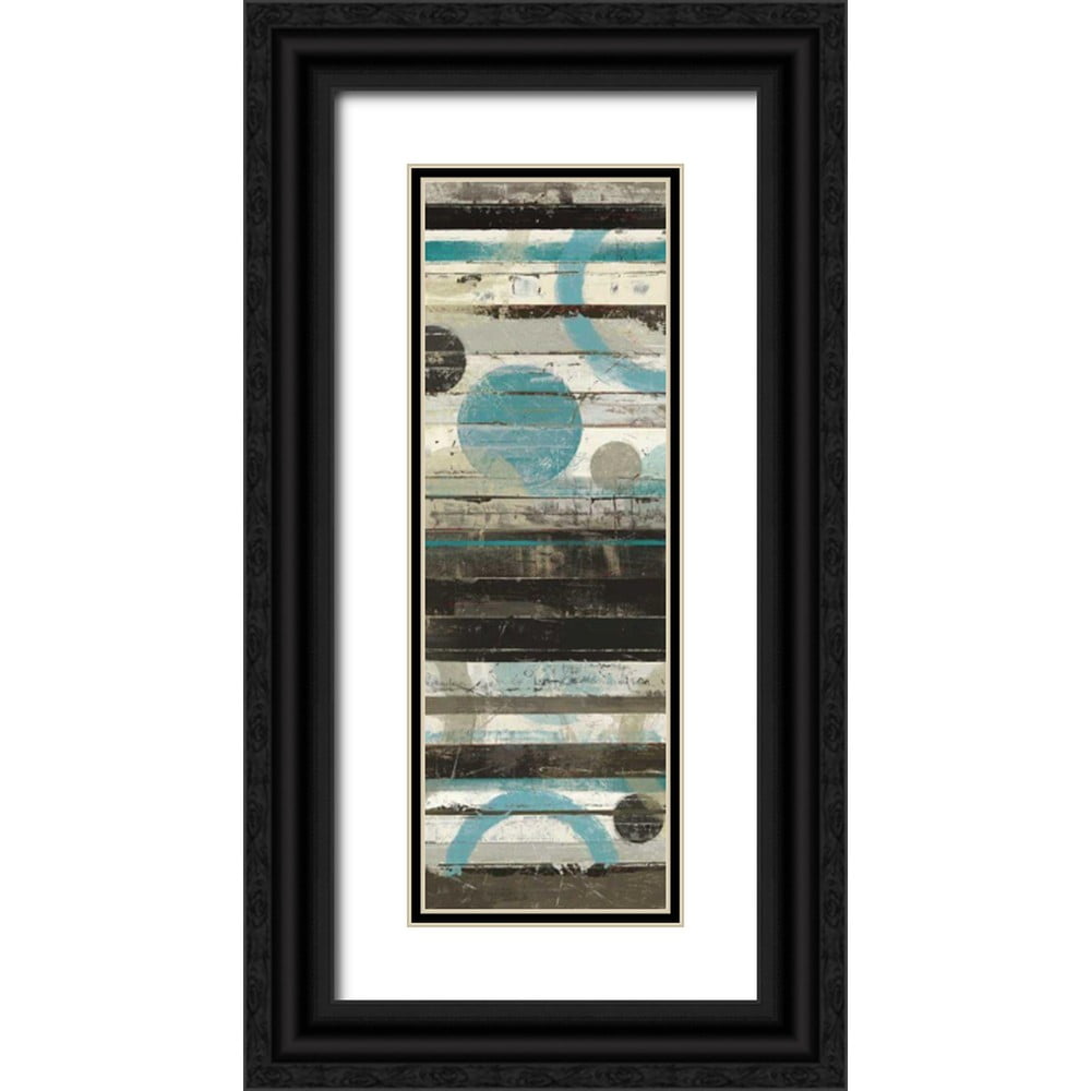 Schick, Mike 9x18 Black Ornate Wood Framed with Double Matting Museum ...