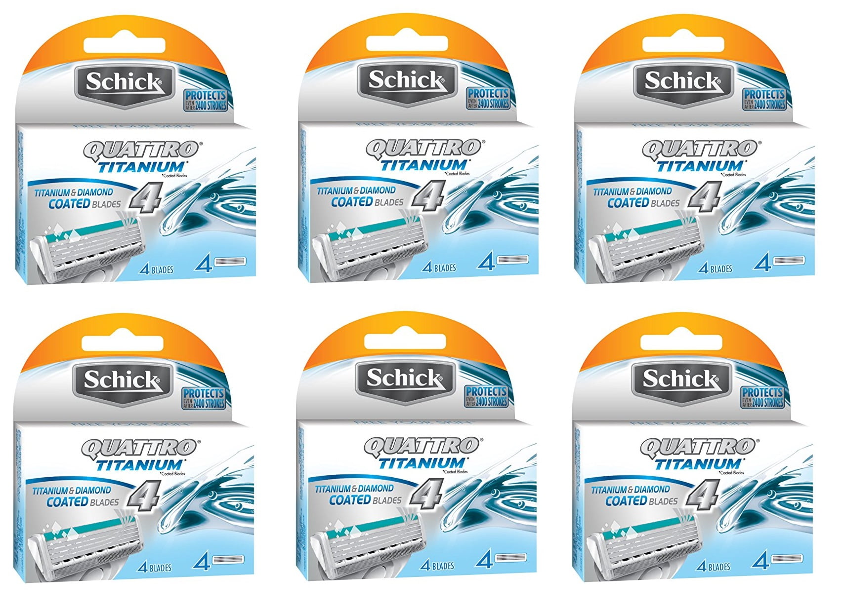 Schick Quattro Titanium Precision Refill Cartridges - Multipack Value ...