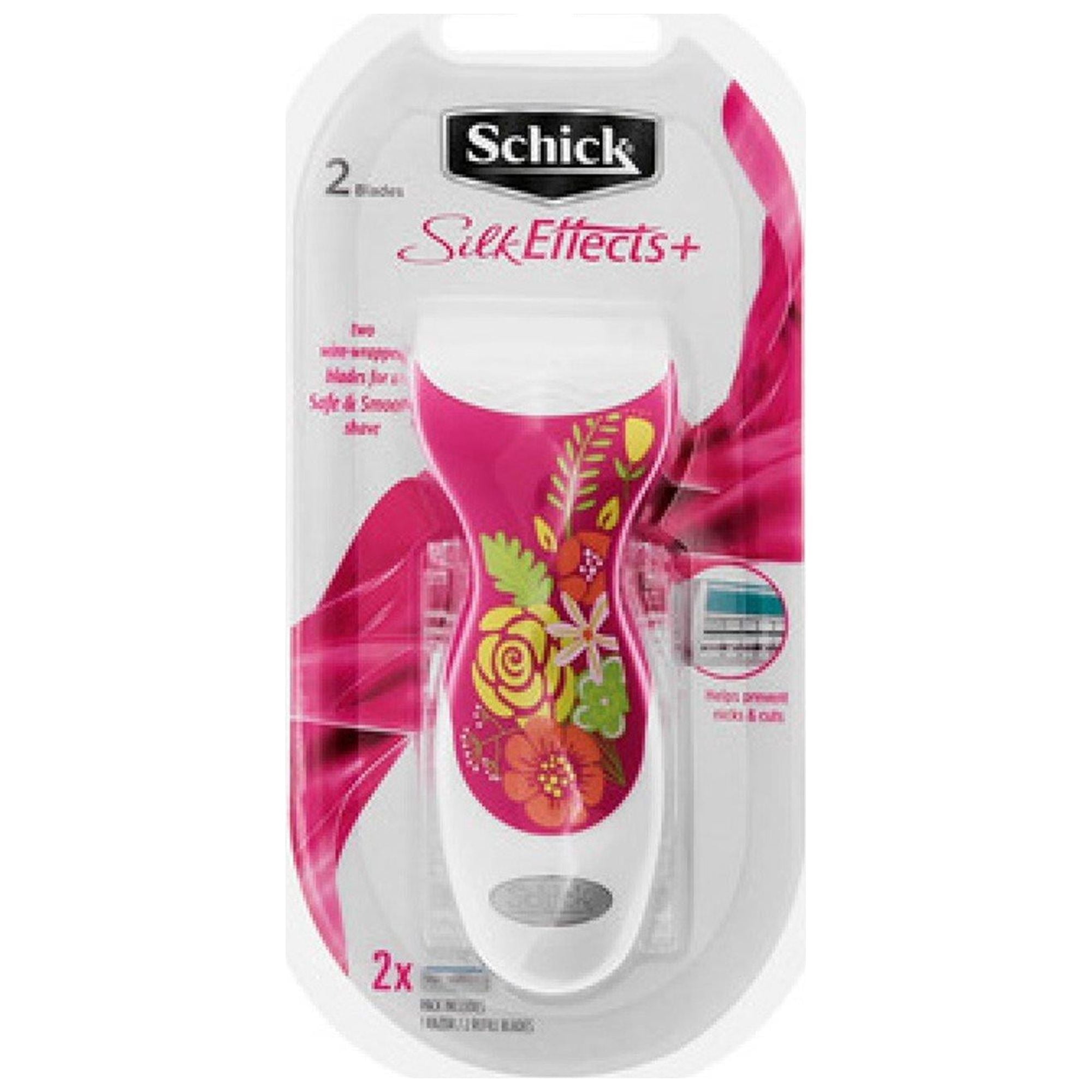 Schick Silk Effects Plus Razor (Pack of 2) - Walmart.com