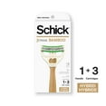 Schick Xtreme 3-Blade Bamboo Men's Disposable Shaving Razor, Flexible ...