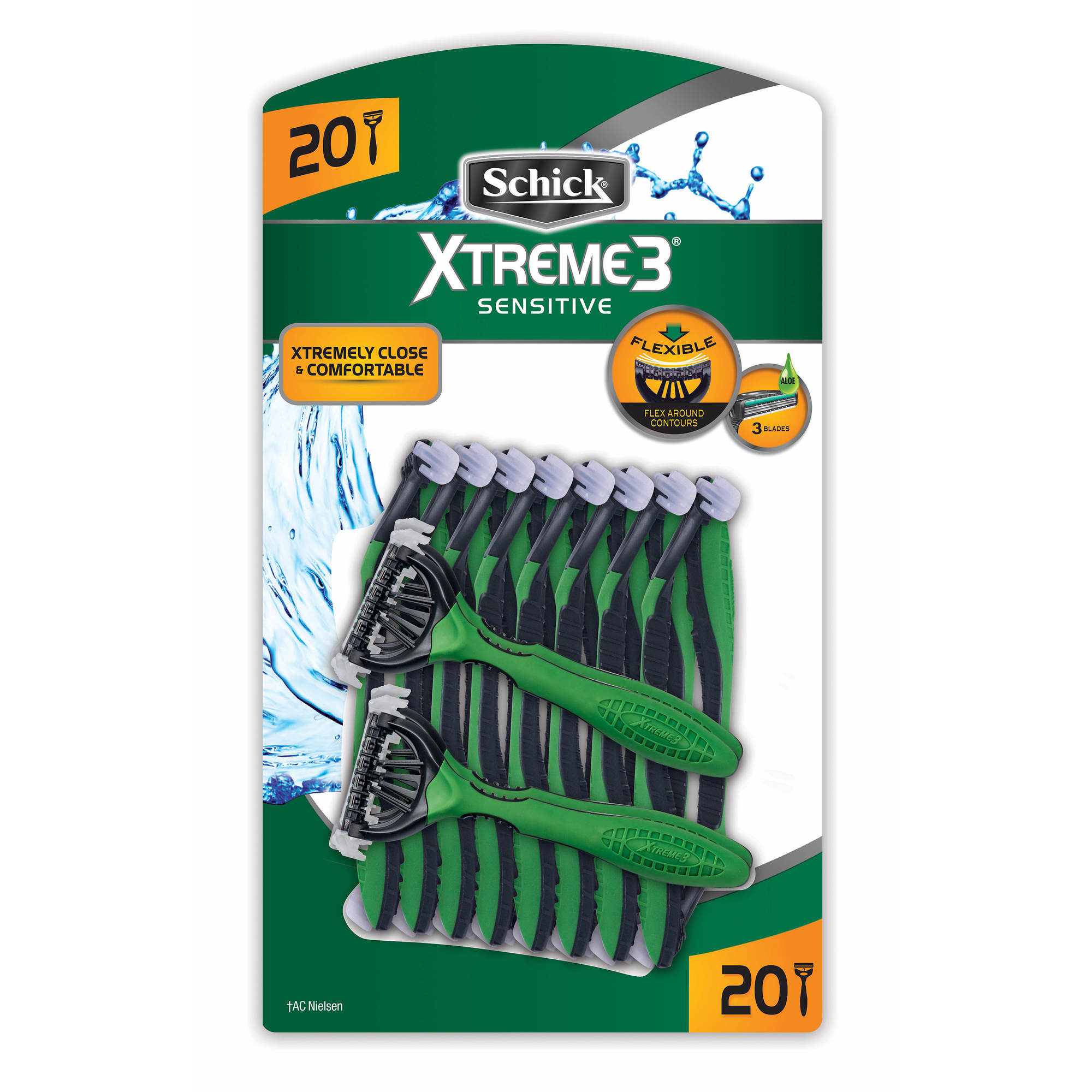 Schick Xtreme 3 Sensitive Razor, 20 ct - Walmart.com