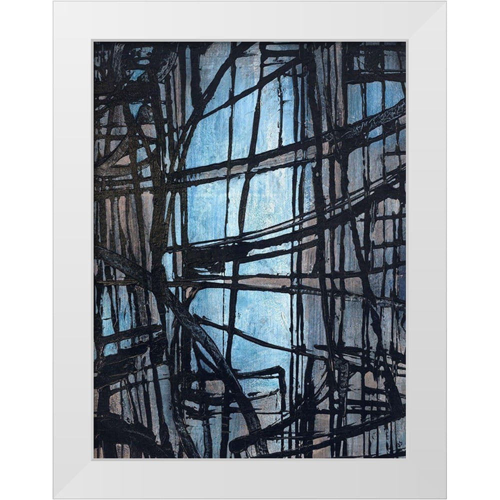 Schicker, Joshua 19x24 White Modern Wood Framed Museum Art Print Titled ...