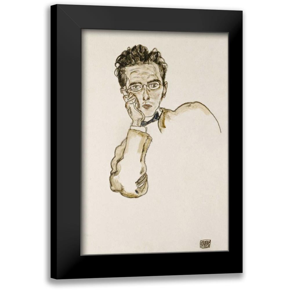 Schiele, Egon 11x14 Black Modern Framed Museum Art Print Titled ...