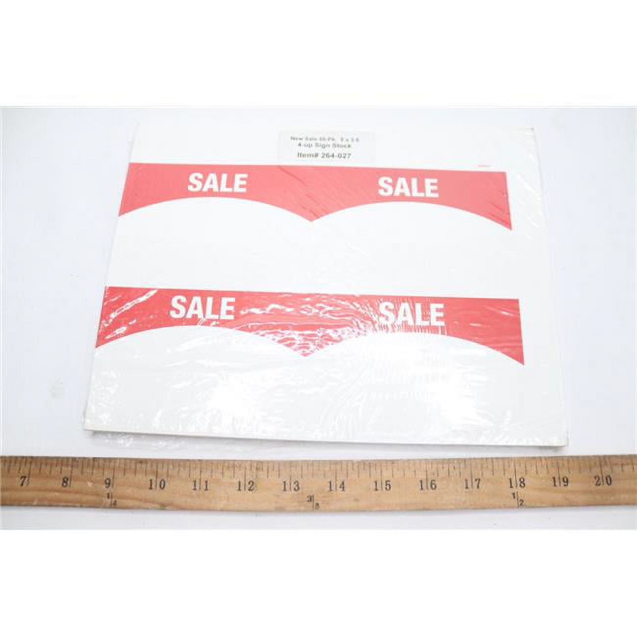 Schiele Graphics 264027 4-Up Sale Sign - Pack of 50 - Walmart.com